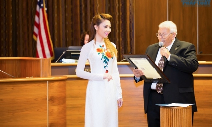 Người đẹp gốc Việt Jennifer Chung được vinh danh trên đất Mỹ - Báo Cao ...