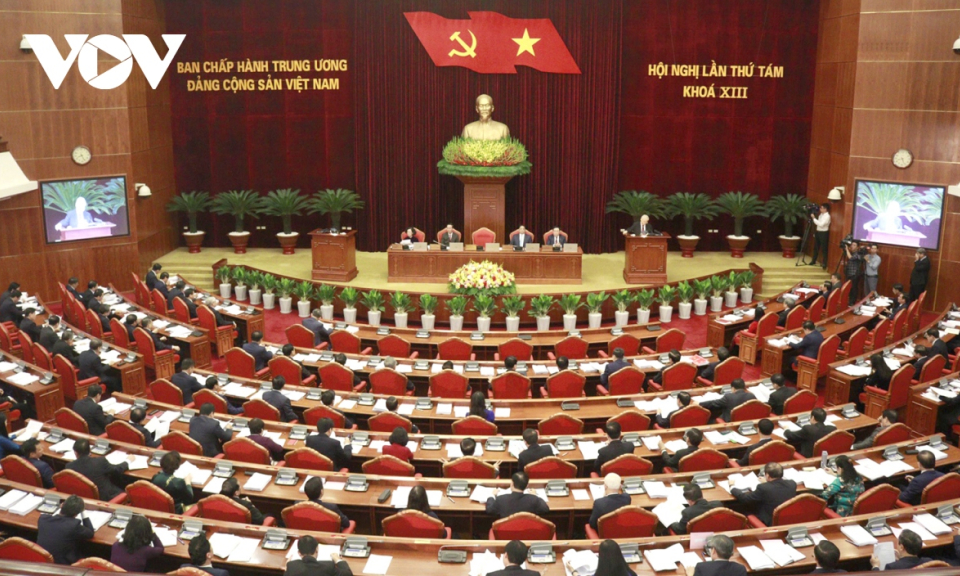 Thông cáo ngày làm việc thứ ba Hội nghị Trung ương 8 khóa XIII - Báo Cao Bằng điện tử