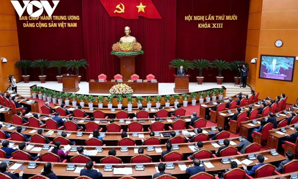 Thông báo Hội nghị lần thứ 10 Ban Chấp hành Trung ương Đảng khóa XIII - Báo Cao Bằng điện tử